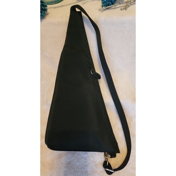 HOBO | Bags | Hobo International Unique Rare Sling Crossbody Bag Black Nylon | Poshmark